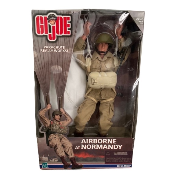 Hasbro | Toys | G I Joe Airborne At Normandy Parachute In Original Box ...